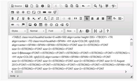 Javascript Format Html In Ckeditor If Text Is In Not Correct Format