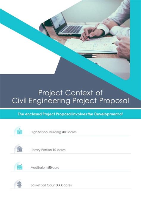 Civil Engineering Project Proposal Project Context One Pager Sample