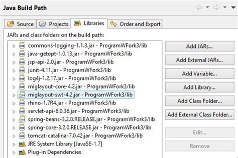 java how to add conventional jar into plugin classnotfoundexception