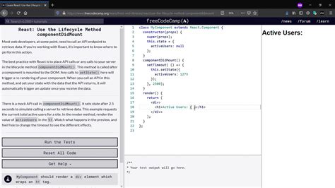 learn react use the lifecycle method componentdidmount