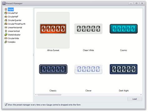 how to create a circular gauge design time winforms controls