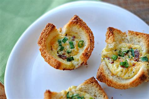 Mini Bacon And Egg Tarts From Kelly At Eat Yourself Skinny Big Bear
