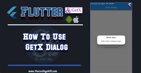 flutter how to use getx s dialog