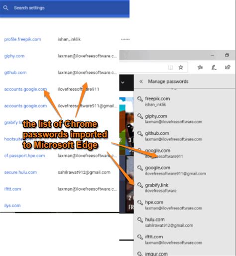 how to import chrome passwords to microsoft edge