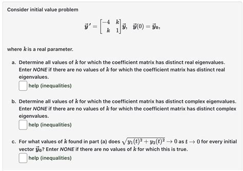 solved consider initial value problem