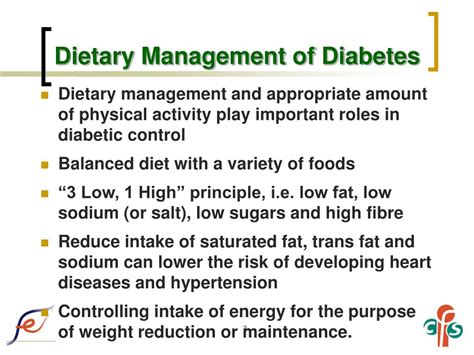 Ppt Nutrition Labelling And Management Of Diabetes Mellitus
