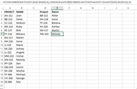 excel formula to compare two columns and return a value