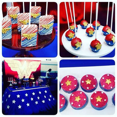 Wonder Woman Birthday Party Ideas Photo 4 Of 9 Wonder Woman
