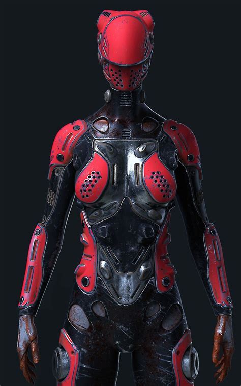 Cyborg Female Hideyuki Ashizawa On Artstation At