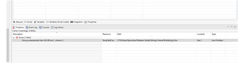 getting error groovy unexpected char 0x0 line 1 column 1 katalon