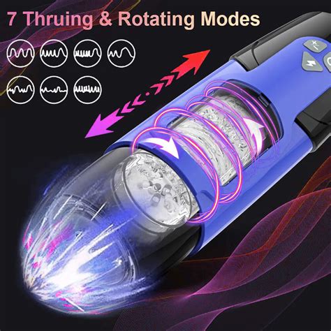 Handsfree Automatic Male Masturbator Powerful Thrusting Telescopic