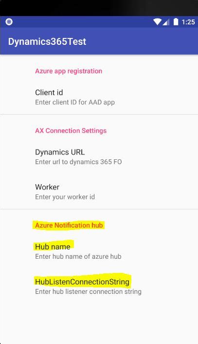 sertandev how to receive d365fo push notifications using azure