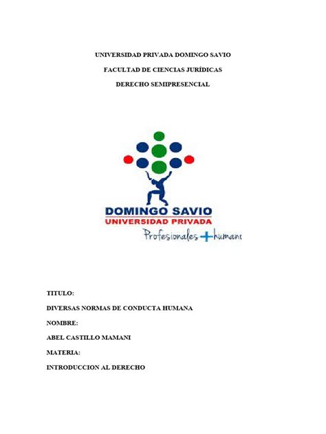 Diversas Normas De Conducta Humana Pdf Moralidad Comportamiento