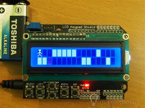 arduino game 16x2 lcd programowanie obiektowe