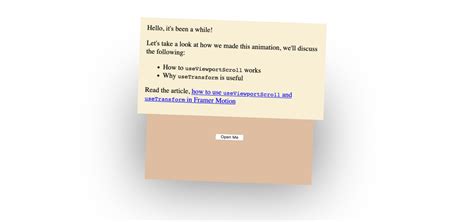 articles about framer motion by seth corker
