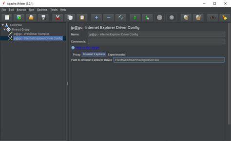 can i open microsoft edge through jmeter stack overflow