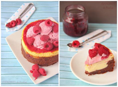 Cookcakes De Ainhoa Brownie Cheesecake Con Frambuesas