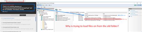 iis laravel try to load files from old folder stack