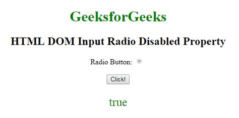 disable radio button javascript javascript answer