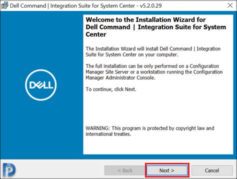 install dell command integration suite for configmgr