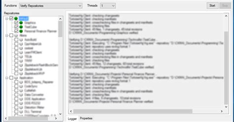 tortoisehg manager repository verification