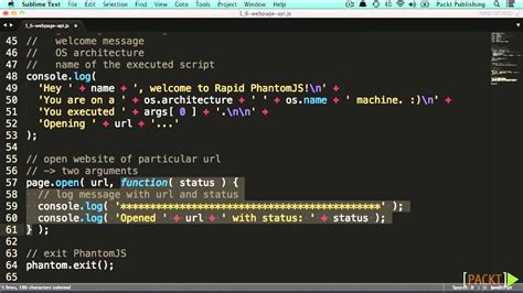 rapid phantomjs tutorial a quick demonstration of the webpage api