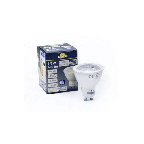 Fumagalli H Led Gu10 3k 3 5w Gu10 Led Lamp 3000k Warm White 400lm