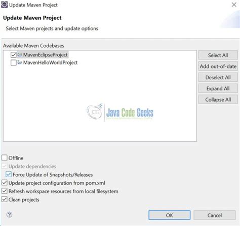 maven resolve missing artifact error example java code geeks