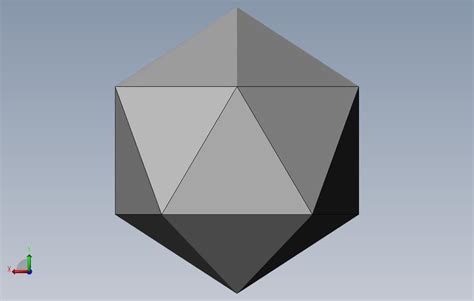 正二十面体 Solidworks 2012 模型图纸免费下载 懒石网