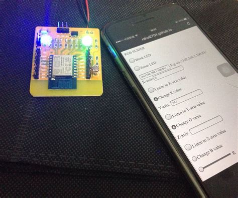 esp8266 websocket server rgb led controller led controller rgb led led