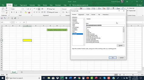 display milliseconds in excel youtube