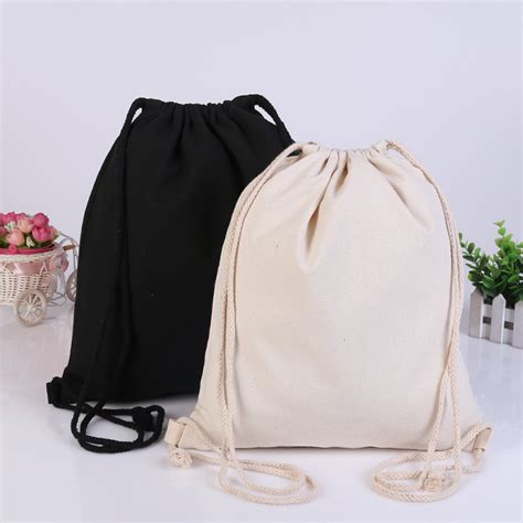 Promotional Personalized Blank Plain Cotton Canvas Bags Reusable