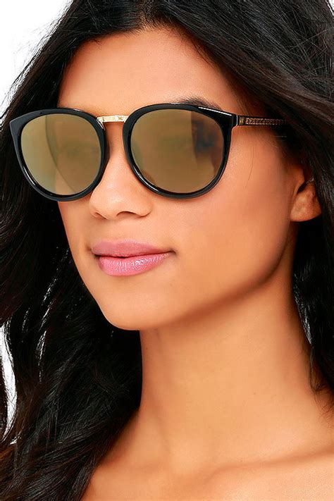 Cute Black Sunglasses Chic Sunglasses 16 00 Lulus