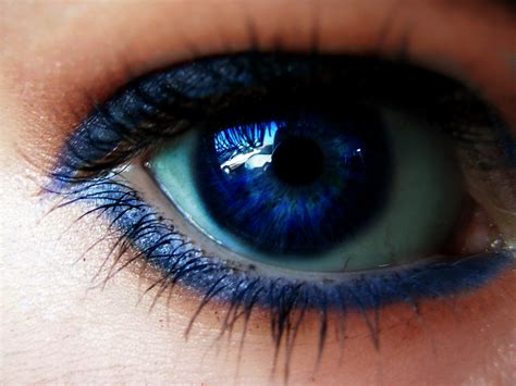 Beautiful Dark Blue Eyes