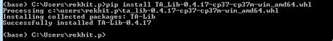 how to install ta lib in python