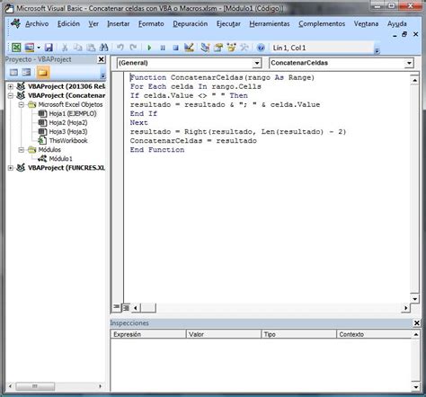 ideas para concatenar celdas con vba o macros excel avanzado