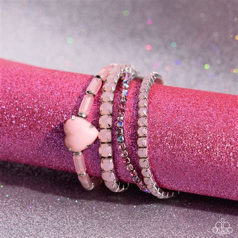 True Loves Theme Pink Paparazzi Bracelet Jewelryblingthing