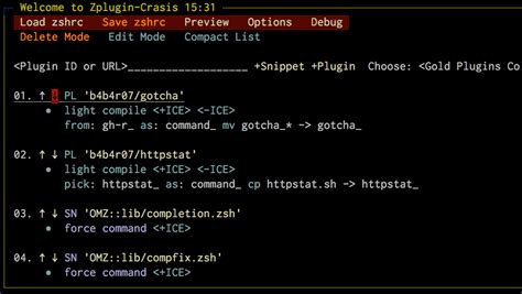 zi crasis crasis semigraphical interface to zi and exposes its