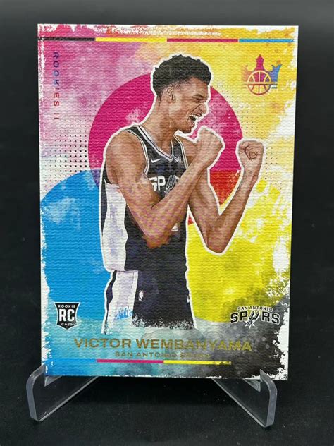 2023 24 Panini Court Kings Victor Wembanyama Rc 【肥猫代卖】泽 油画 马刺 文班亚马 斑马