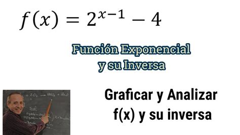 Función Exponencial Y Su Inversa Análisis Completo Youtube