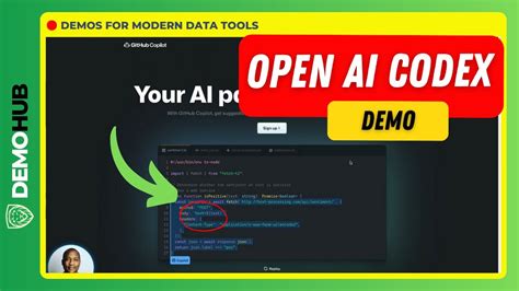 openai model codex in github autopilot generates html website case