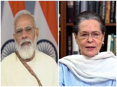 Pm Modi Extends Birthday Wishes To Sonia Gandhi