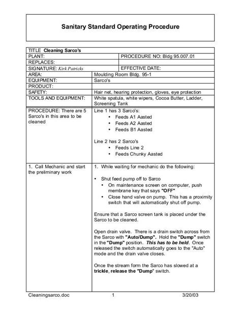 pin samples and examples on pinterest standard operating procedure