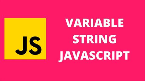 variable strings javascript youtube