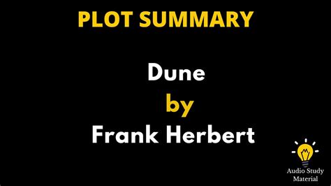 Summary Of Dune By Frank Herbert Dune By Frank Herbert Book Summary