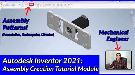 assembly patterns autodesk inventor assembly tutorial autodesk