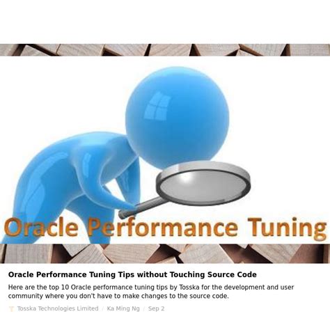 oracle performance tuning tips without touching source code artofit