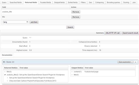 opensearchserver documentation how to parse youtube urls and extract data