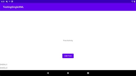 in android can i have different activities use the same xml file