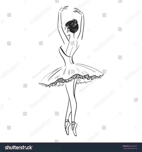 10 Ballerina Drawings Simple Ballerina Drawing Ballet Drawings